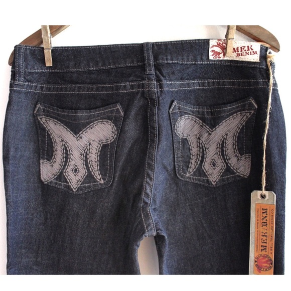 MEK | Jeans | Nwt Mek Low Rise Denim Dark Wash Cypress Slim Boot Dark ...